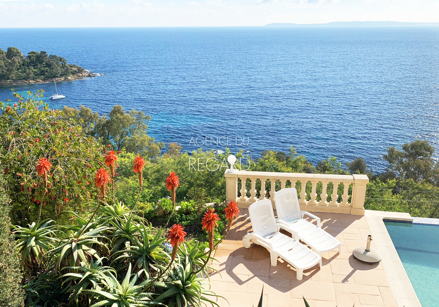 Propriété vue mer a vendre au Lavandou, Bord de mer